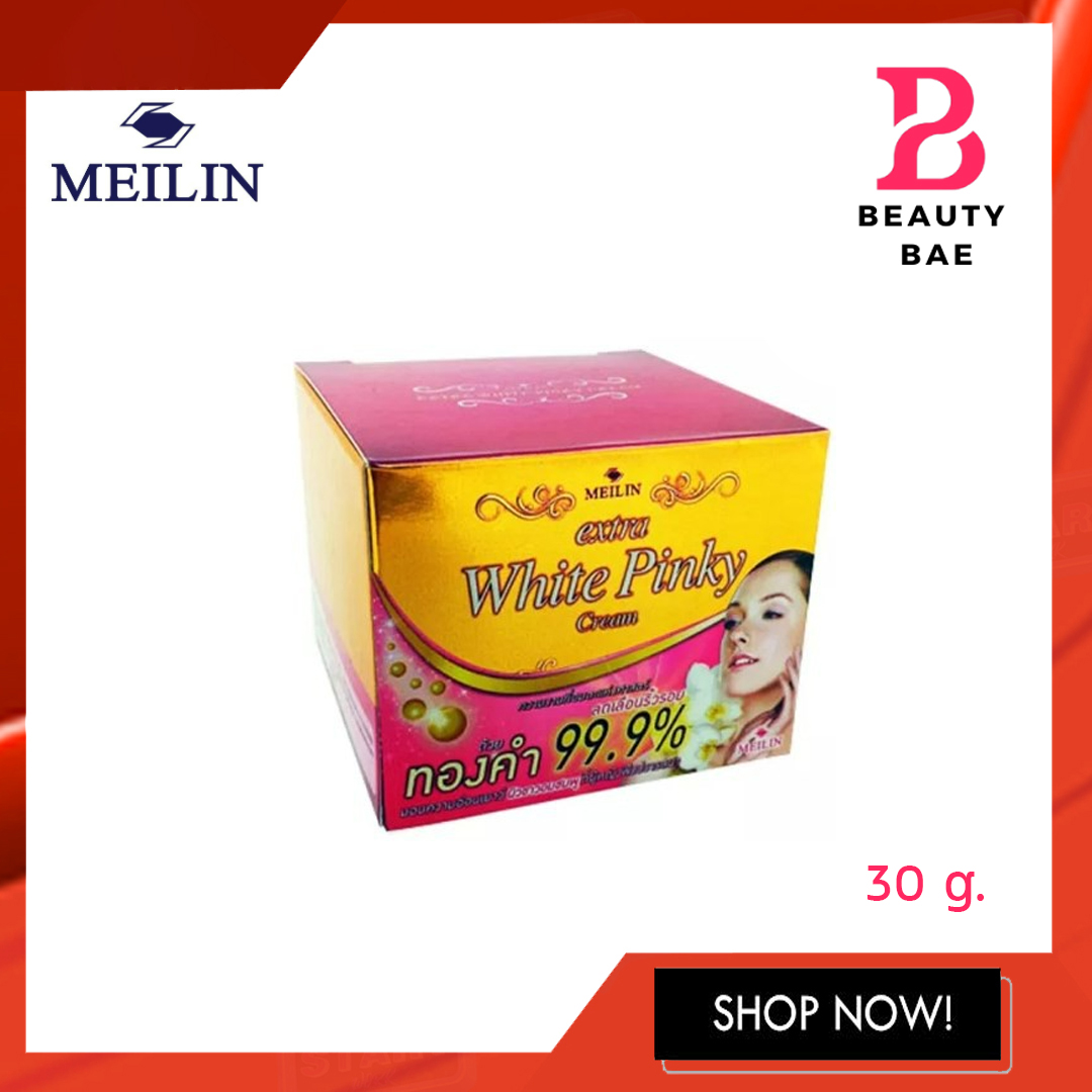 Meilin Extra White Pinky Cream. เมลิน เอ็กตร้าไวท์ พิ้งกี้ ครีม (30 ...
