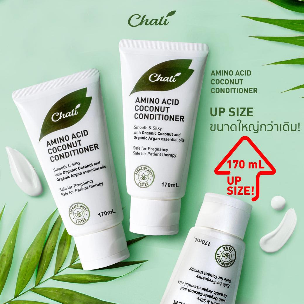 CHATI AMINO ACID COCONUT CONDITIONER 170 ml - Chati.official - ThaiPick