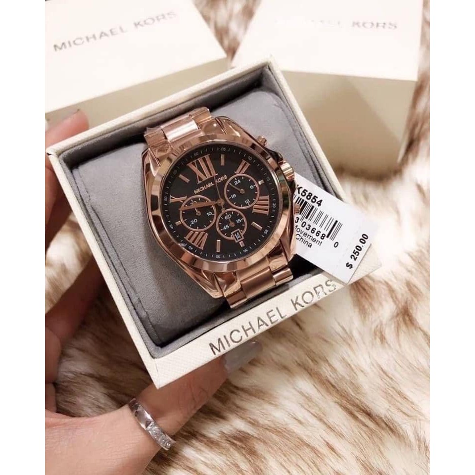 พร้อมสต็อก ！Michael Kors รุ่นMK5854 สีโรสโกลล์ ของแท้% MK5854 MK5739 ...