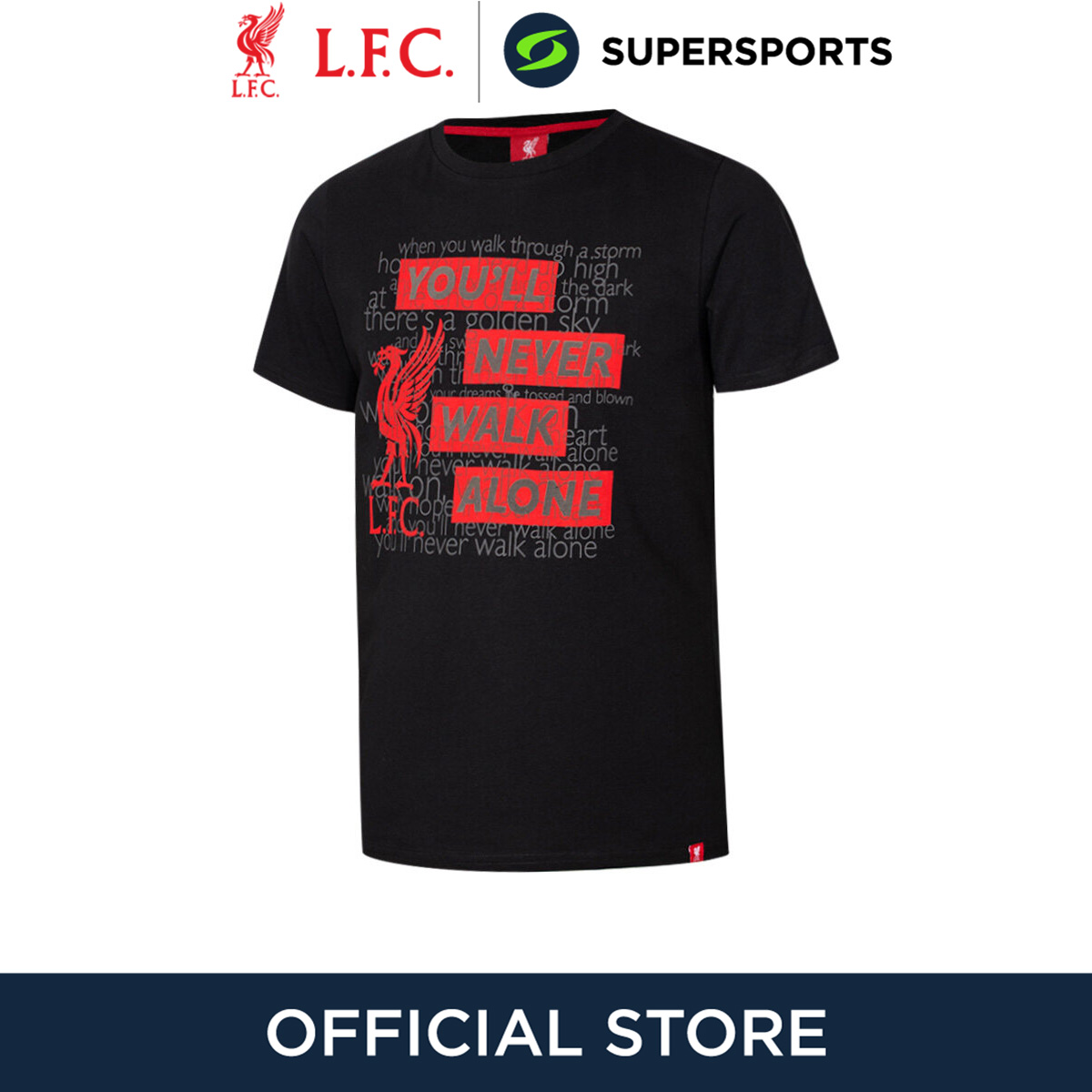 LIVERPOOL FOOTBALL CLUB YNWA Text เสื้อยืดผู้ชาย | Lazada.co.th