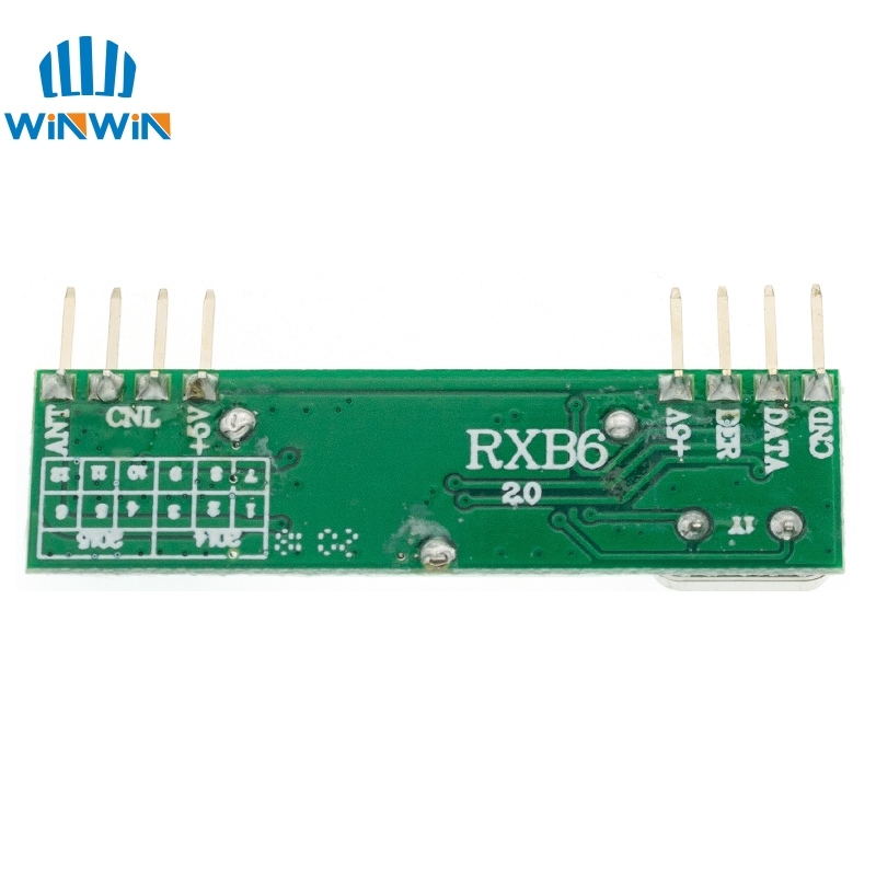 DC3V 5.5V RXB6 433Mhz RF Superheterodyne Wireless Receiver Module With ...