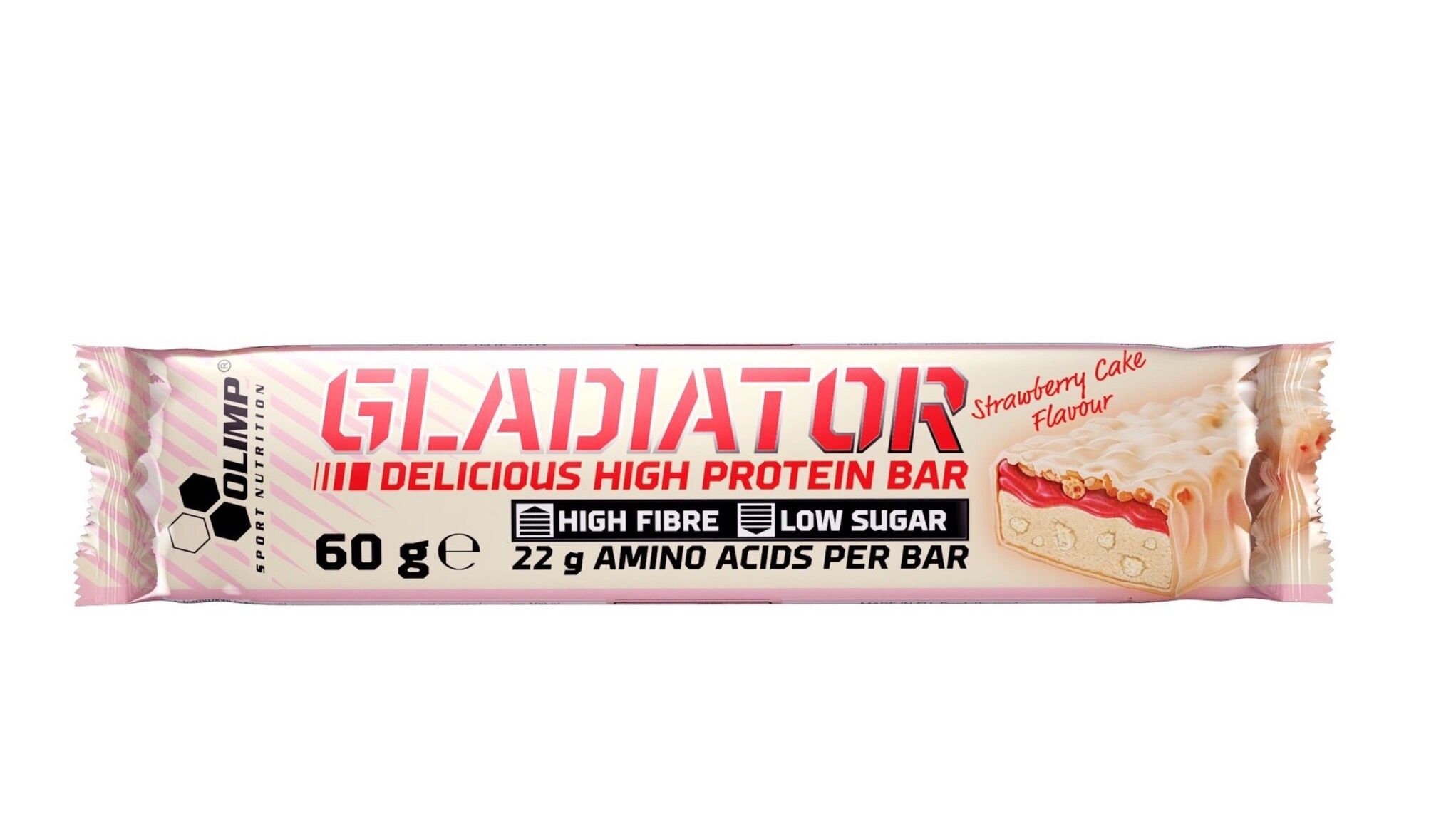 Olimp Gladiator Protein Bar 60g - โปรตีนแท่ง โปรตีนบาร์ โปรตีนสแน็ค ขนม ...