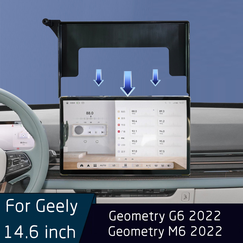 เจ้าของรถศัพท์มือถือชาร์จไร้สายสำหรับ Geely เรขาคณิต G6 M6หน้าจอ14.6นิ้วศัพท์มือถือยืนฐาน ...