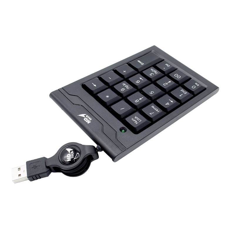 MD-Tech (แป้นคีร์ตัวเลข) Numberic Keypad รุ่น PT-971(สามารถเก็บสายได้ ...