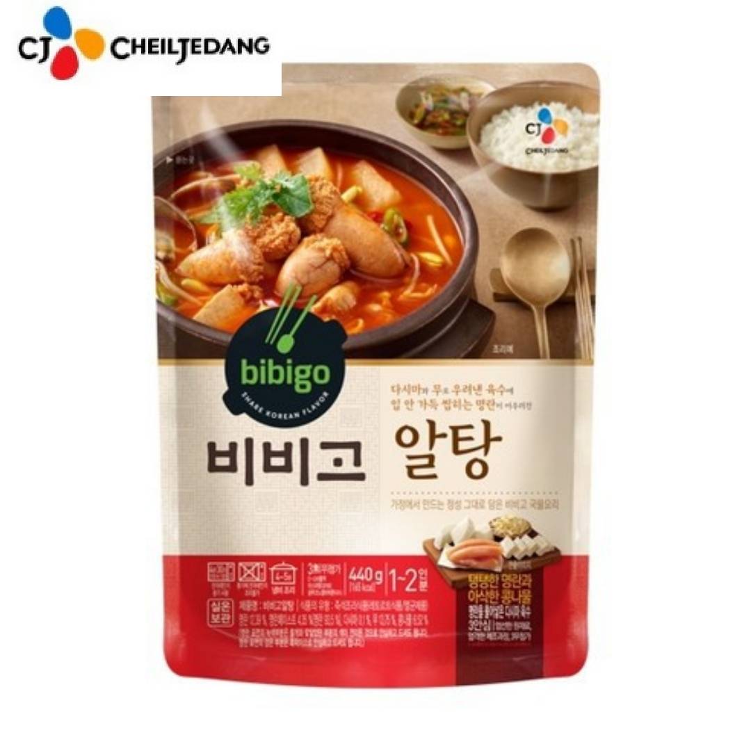 ซุปสตูว์ไข่ปลาเกาหลี CJ Bibigo Korean Altang jjigae stew 알탕 440g อาหาร ...
