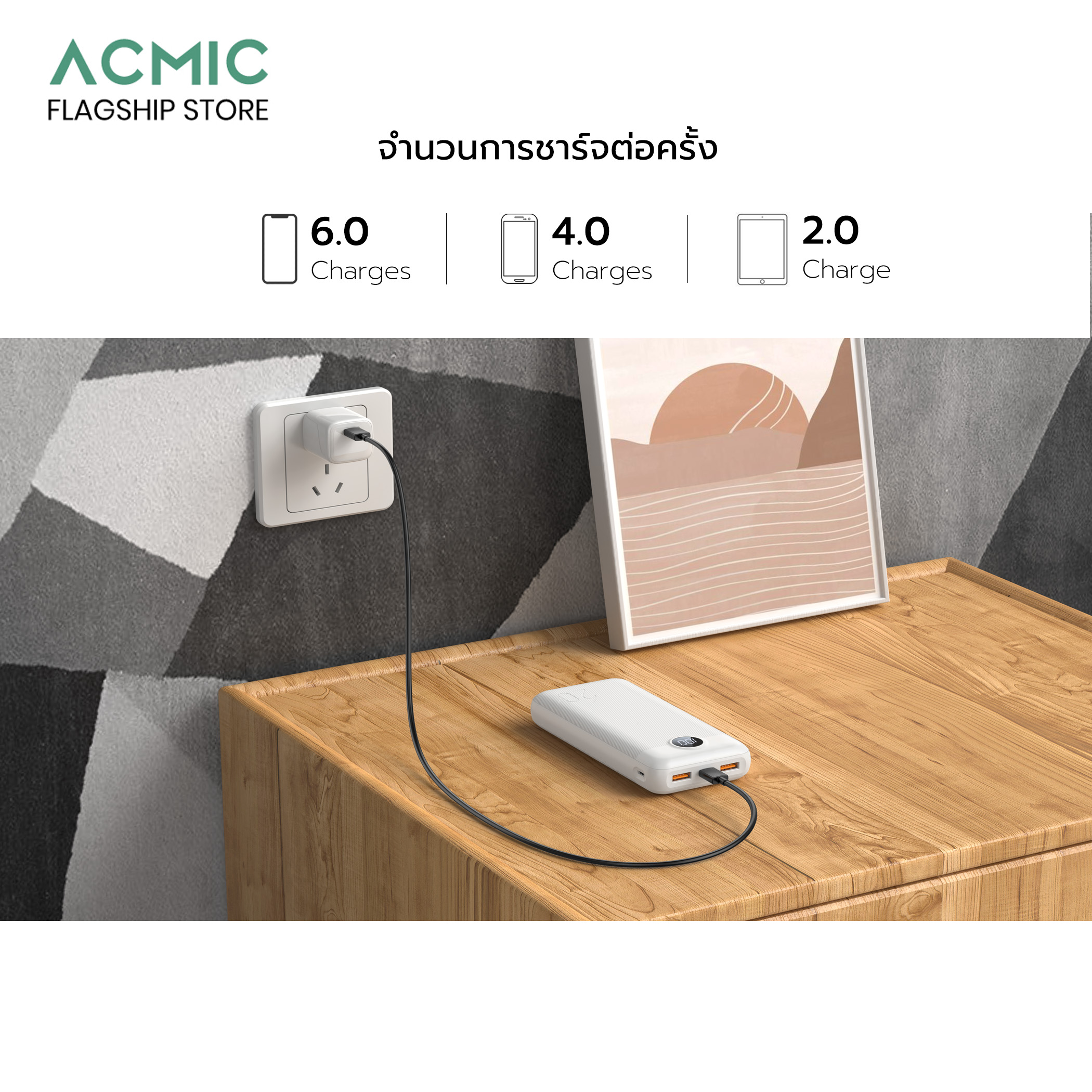 ACMIC A21PD PRO Powerbank 20000 mAh (QC 3.0) PD20W พาวเวอร์แบงค์ ชาร์จ ...