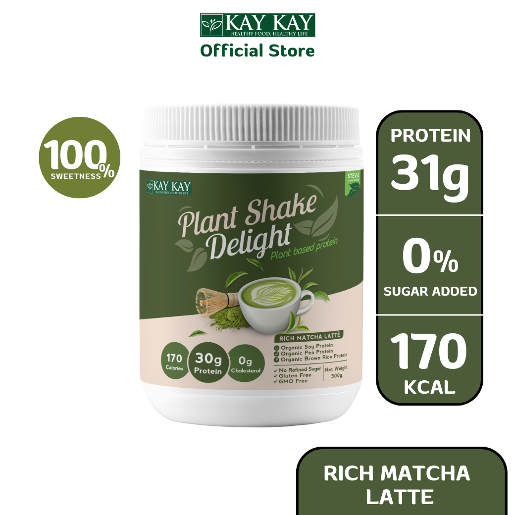 KAY KAY Plant Shake Delight Plant Based Protein โปรตีนจากพืช รสริช ...