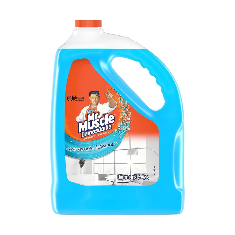 ถูกที่สุด น้ำยาทำความสะอาดกระจก MR.MUSCLE 5 ลิตร น้ำยาทำความสะอาดกระจก ...