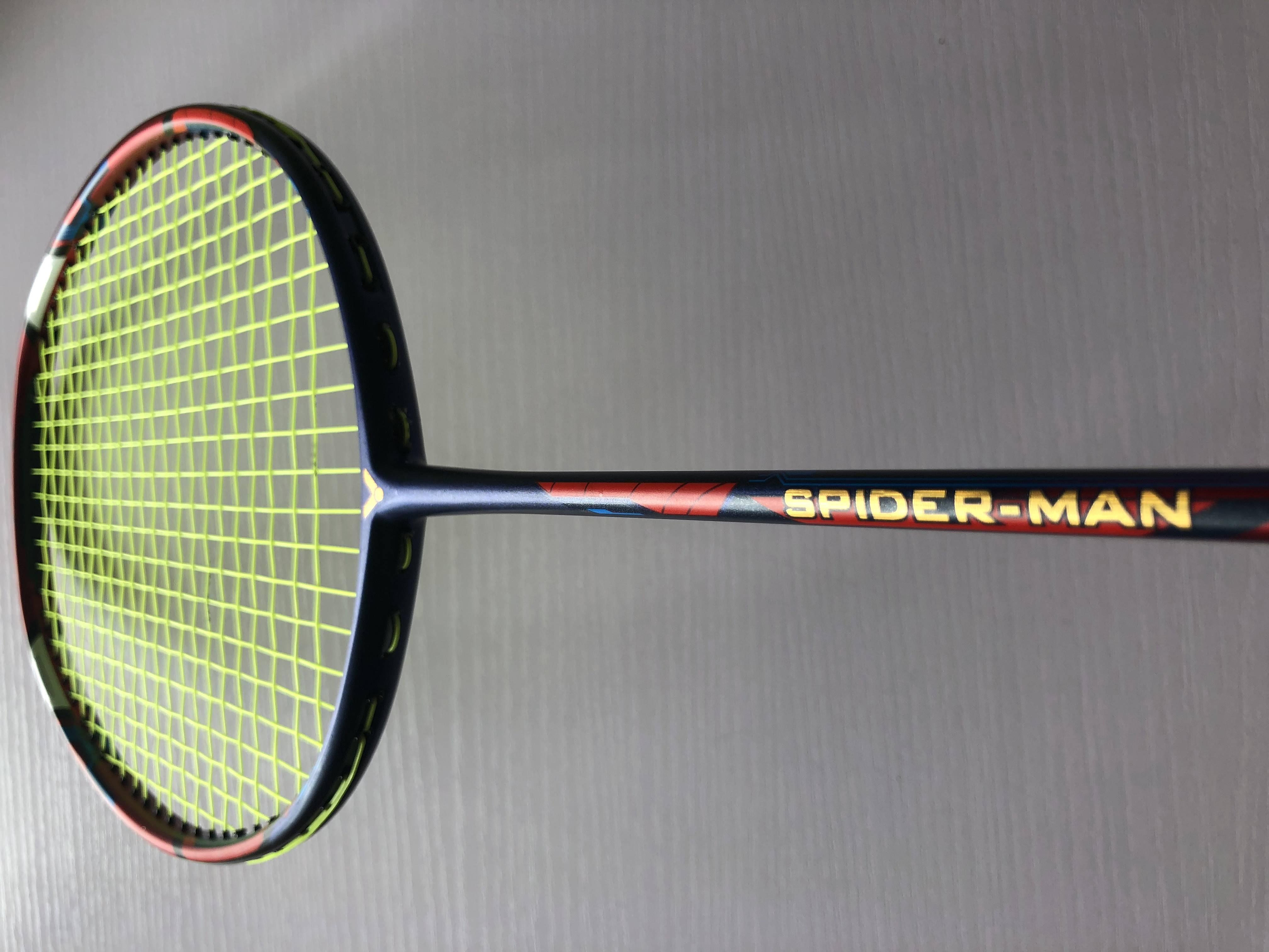 (Get Strung) Victor Badminton Racket Raket Badminton Spiderman With ...