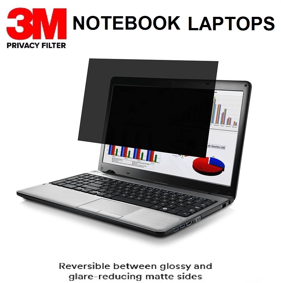 ฟิล์ม 3M Privacy Filter for Widescreen Laptop 14.0 (จัดส่ง Kerry 1-5 ...