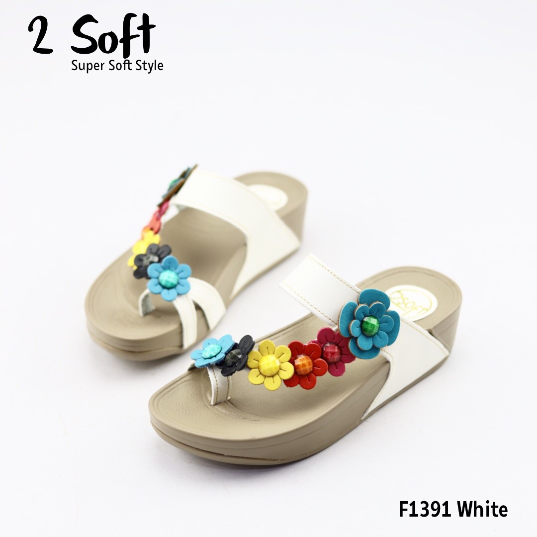 Soft Mindy รองเท้าแตะเพื่อสุขภาพ แฟชั่นผู้หญิง รุ่นใหม่ล่าสุด รุ่น 1391 ...