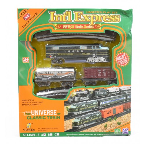 BaByBlue Toy ของเล่น ชุด รถไฟ พร้อมราง Intl Express FF BO Train Series ...