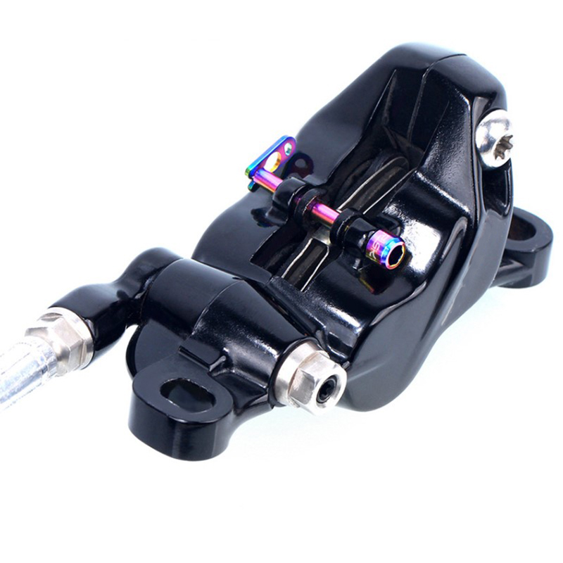 RISK 2Pcs Titanium Caliper Bolts Ultralight Bicycle Oil Disc Brake Pads ...