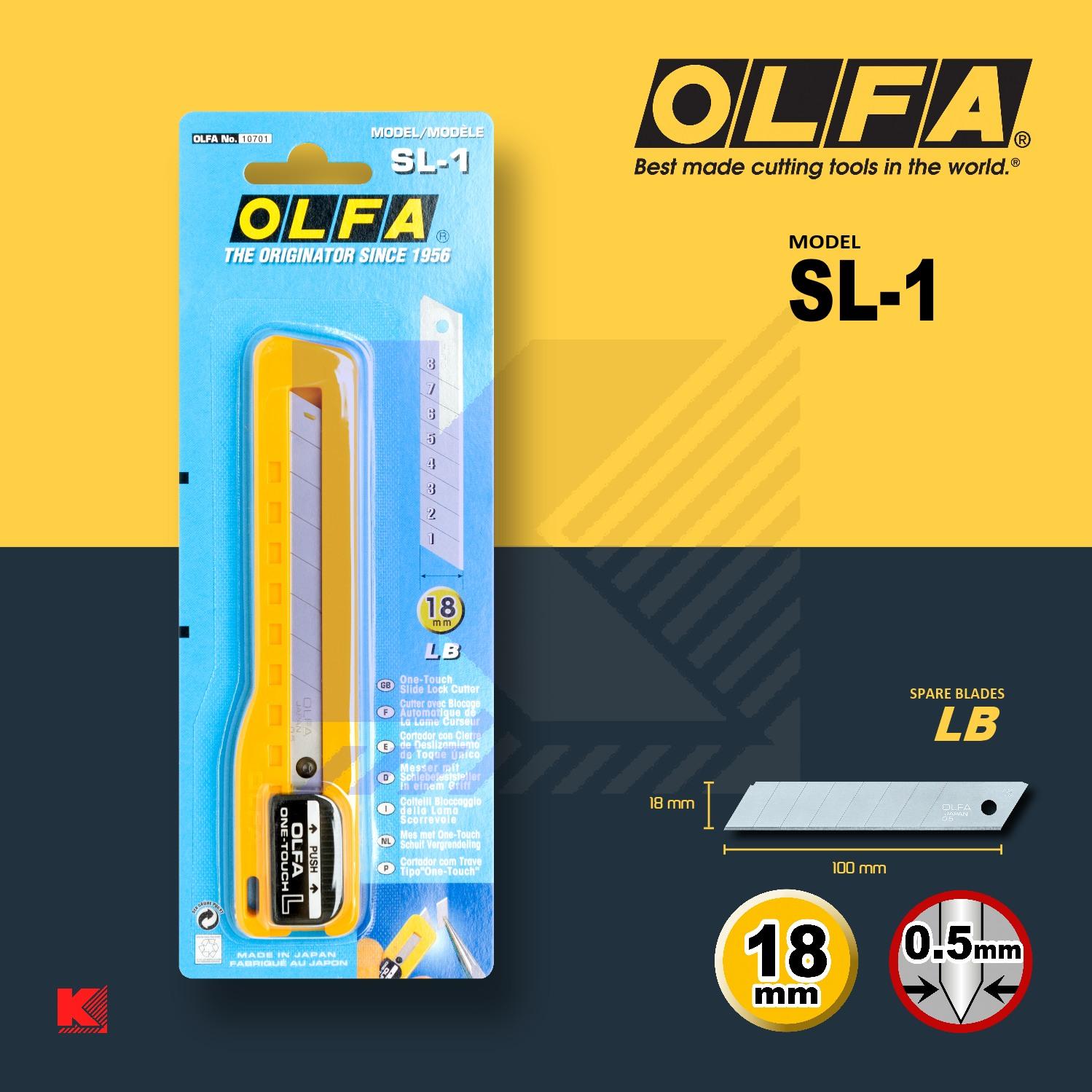 คัตเตอร์ OLFA รุ่น SL-1 | Lazada.co.th