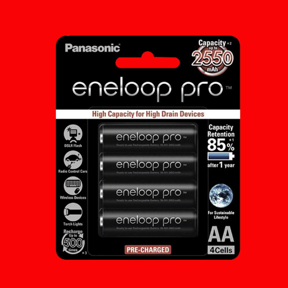 ถ่านชาร์จ Panasonic Eneloop Pro 2550 Mah Rechargeable 1 2v Battery Aa X