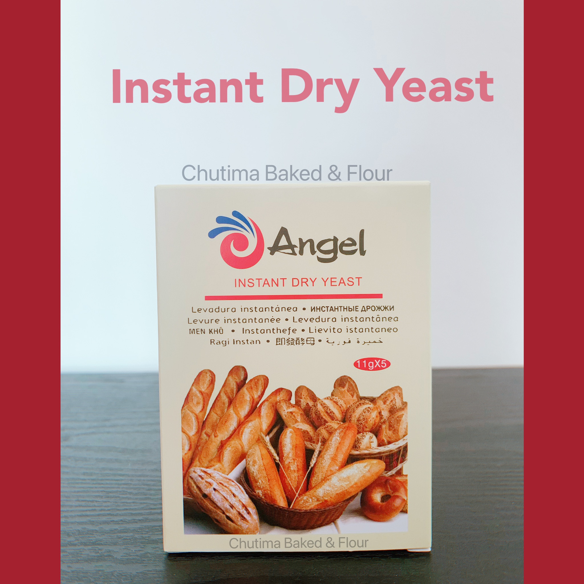 Angel Instant Dry Yeast 11g X 5 pieces. ยีสต์แห้งแบบ Instant Dry Yeast 11กรัม x 5 ซอง. | Lazada ...