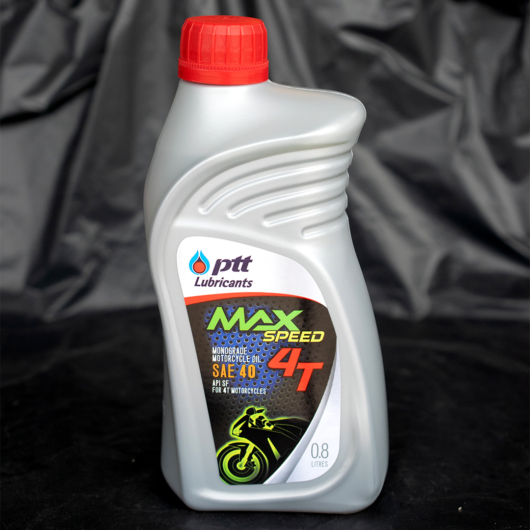 น้ำมัน PTT Max Speed 4จังหวะ 0.8L SAE40 พีทีที แม็กซ์ สปีด | Lazada.co.th