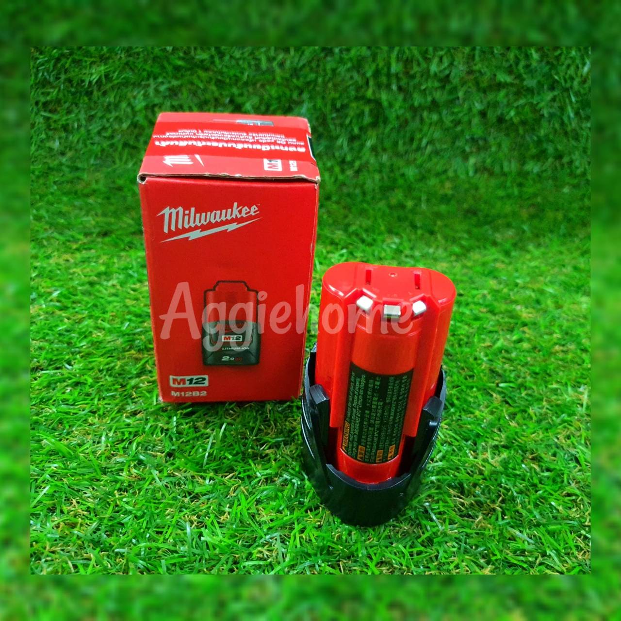 MILWAUKEE แบตลิเธียม รุ่น M12B2 12V 2.0AH RED LITHIUM BATTERY LI-ION ...