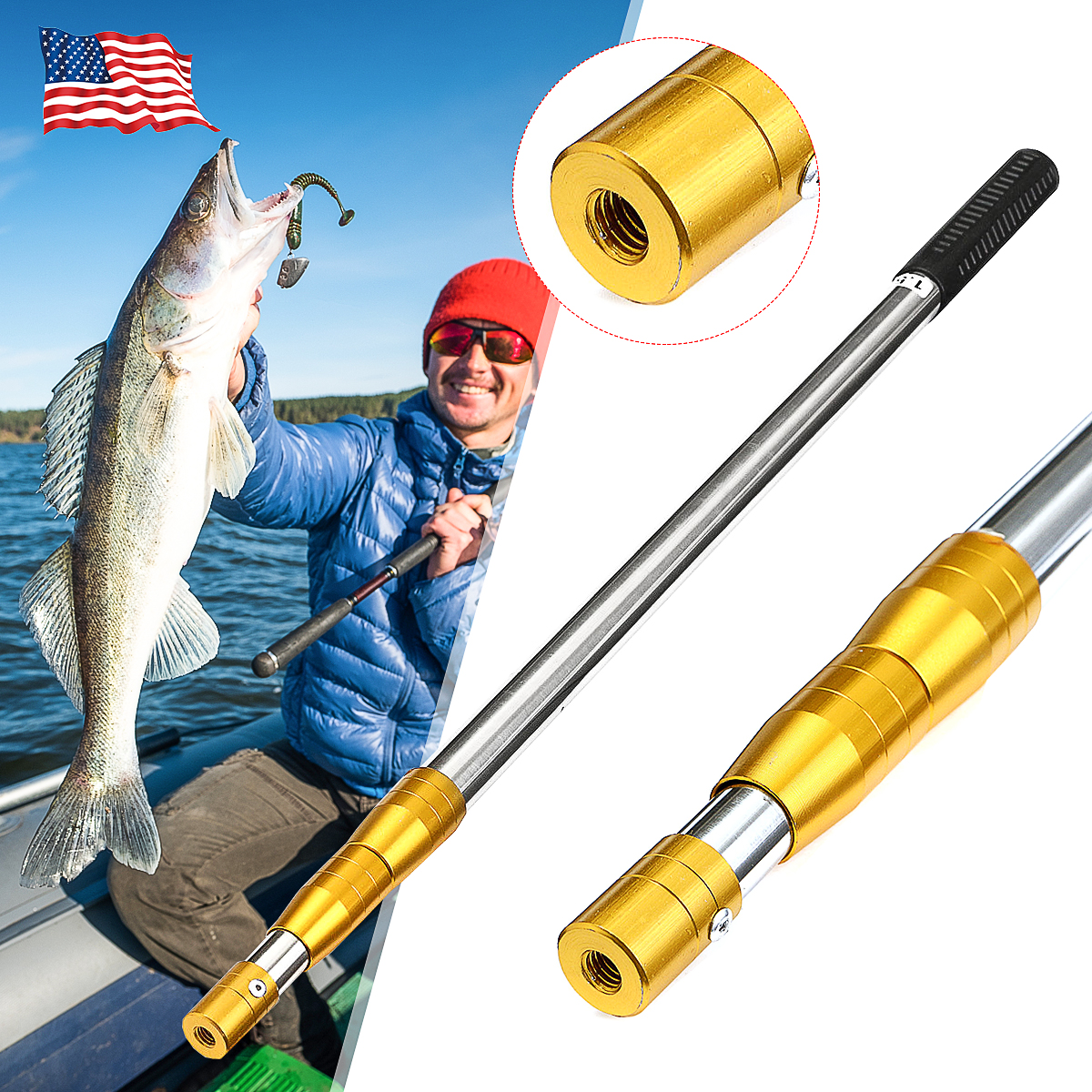 สแตนเลส M8 PRONG Harpoon Spear Rod SALMON 1.7M - Bangkok Global ...