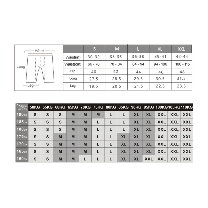 Men Boxers Long Underwear Cotton Man Plus Size Shorts Boxer Breathable ...