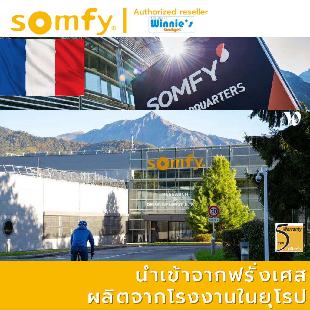 (ขายส่ง) Somfy PhotoCell Master เซนเซอร์กันประตูมอเตอร์หนีบชนิดเดินสายคุณภาพสูงระยะสูงสุด 10 ...