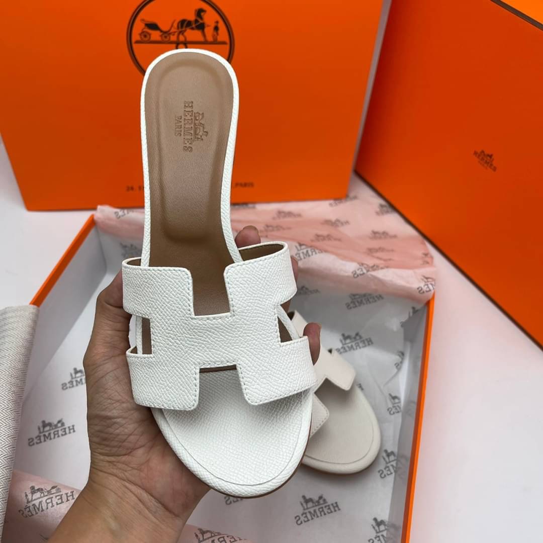 รองเท้า แอร์เมส HM 5/1111737 VIP หนังแกะ ส้นไม้ size 36-40 สั่งแล้วรบ ...