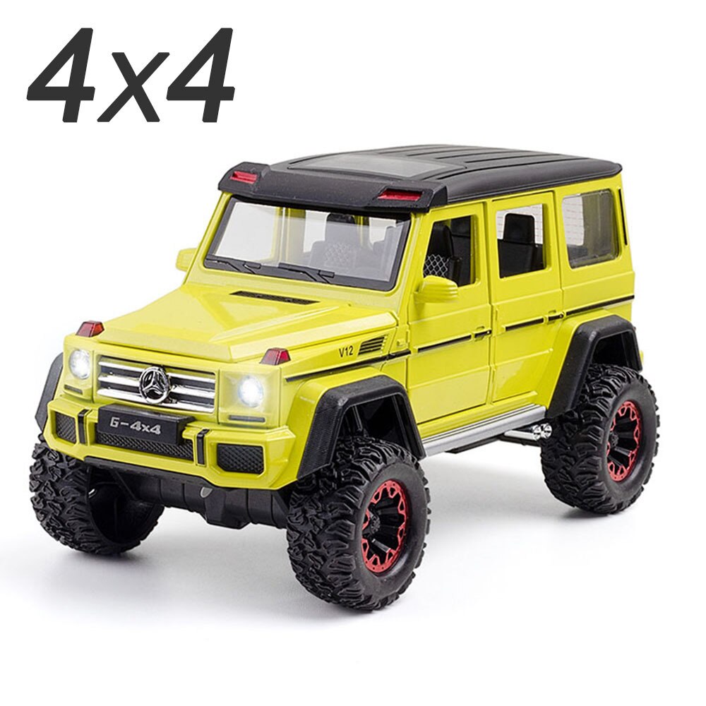 124 Bens G500 4x4 Simulation Model Car Toy Alloy Off-road Vehicle Model ...