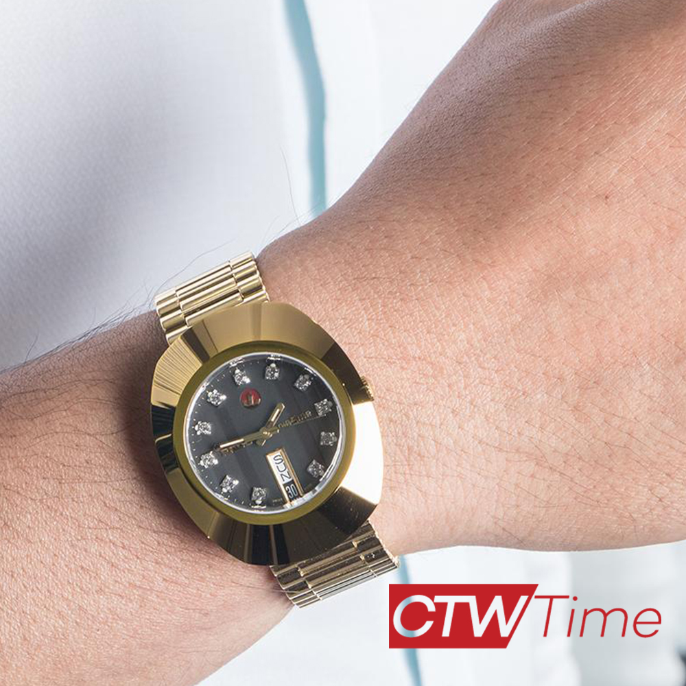 ส่งฟรี !! Rado Diastar Automatic นาฬิกาข้อมือสุภาพบุรุษ 11 พลอย สายทอง ...
