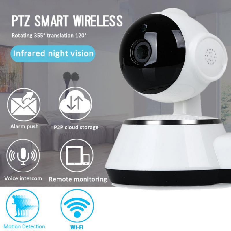 IP Camera Black Smart HD Cloud Home Security Camera Real-time ...
