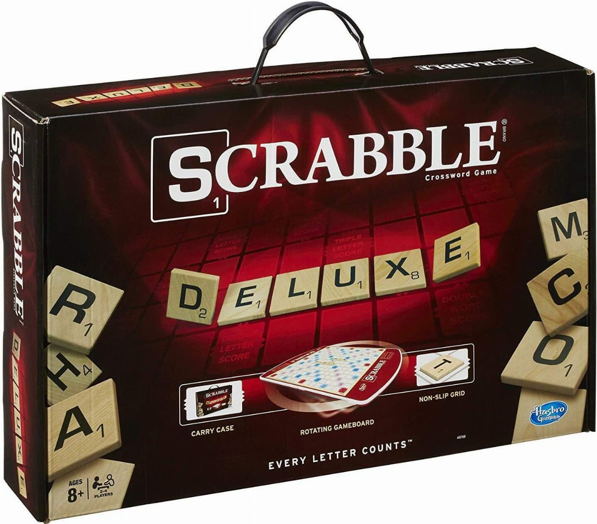 Hasbro Gaming Scrabble Deluxe Edition Game Standard Packaging | Lazada ...