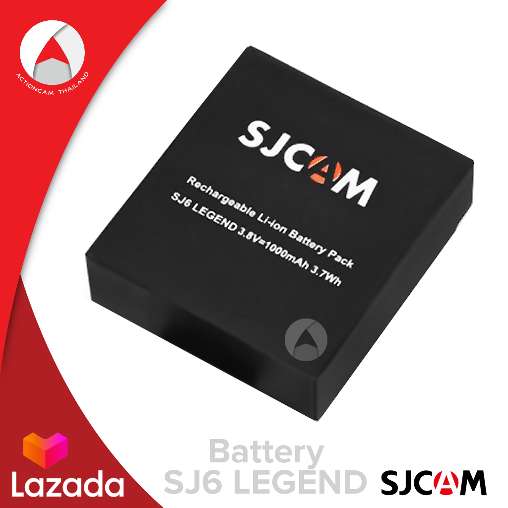 SJCAM Battery 1000 mAh for SJ6 อุปกรณ์กล้อง อุปกรณ์เสริม กล้อง action ...