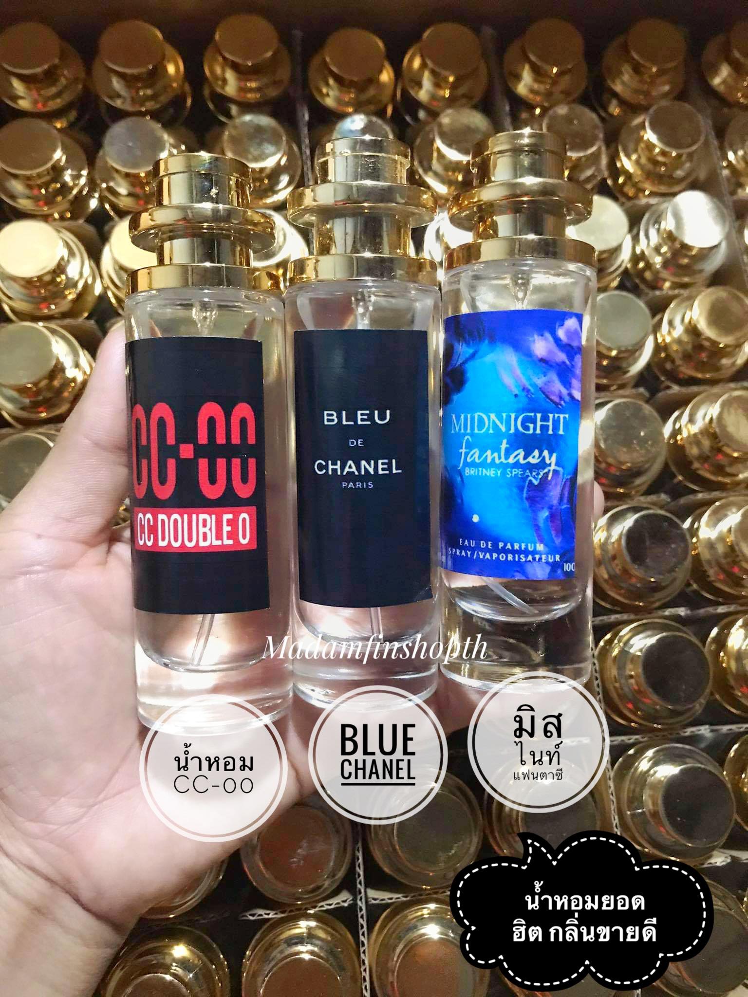 น้ำหอมผู้ชายบลูชาแนล มิดไนท์แฟนตาซี cc-00 ขนาด35 ml และ10ml ...