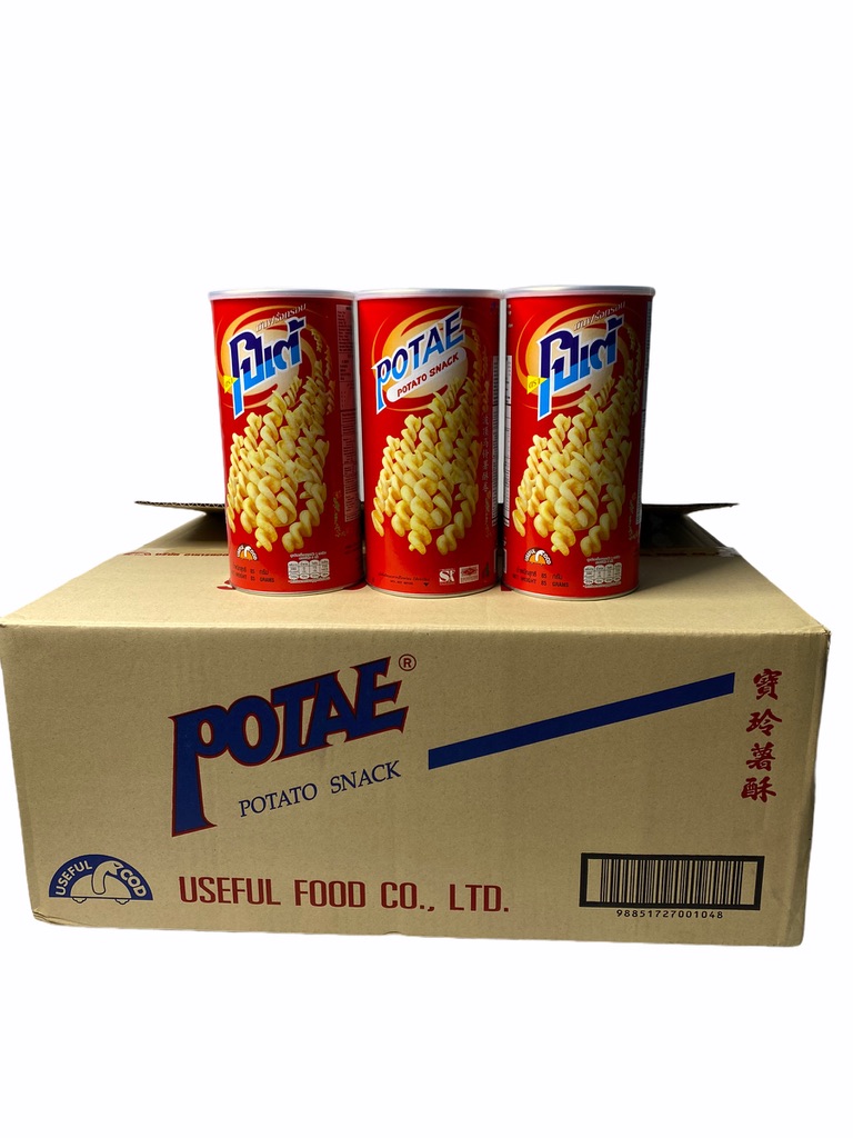 POTAE Potato Snack RED โปเต้ รุ่นกระป๋อง บรรจุ 85g 1ลัง/บรรจุจำนวน 20 ...