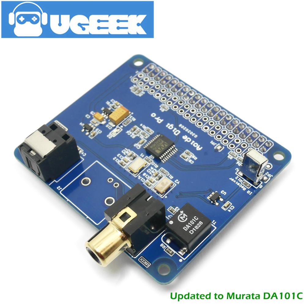 UGEEK AOIDE HIFI Digi Pro Digital Sound Card for Raspberry Pi 4B3B ...