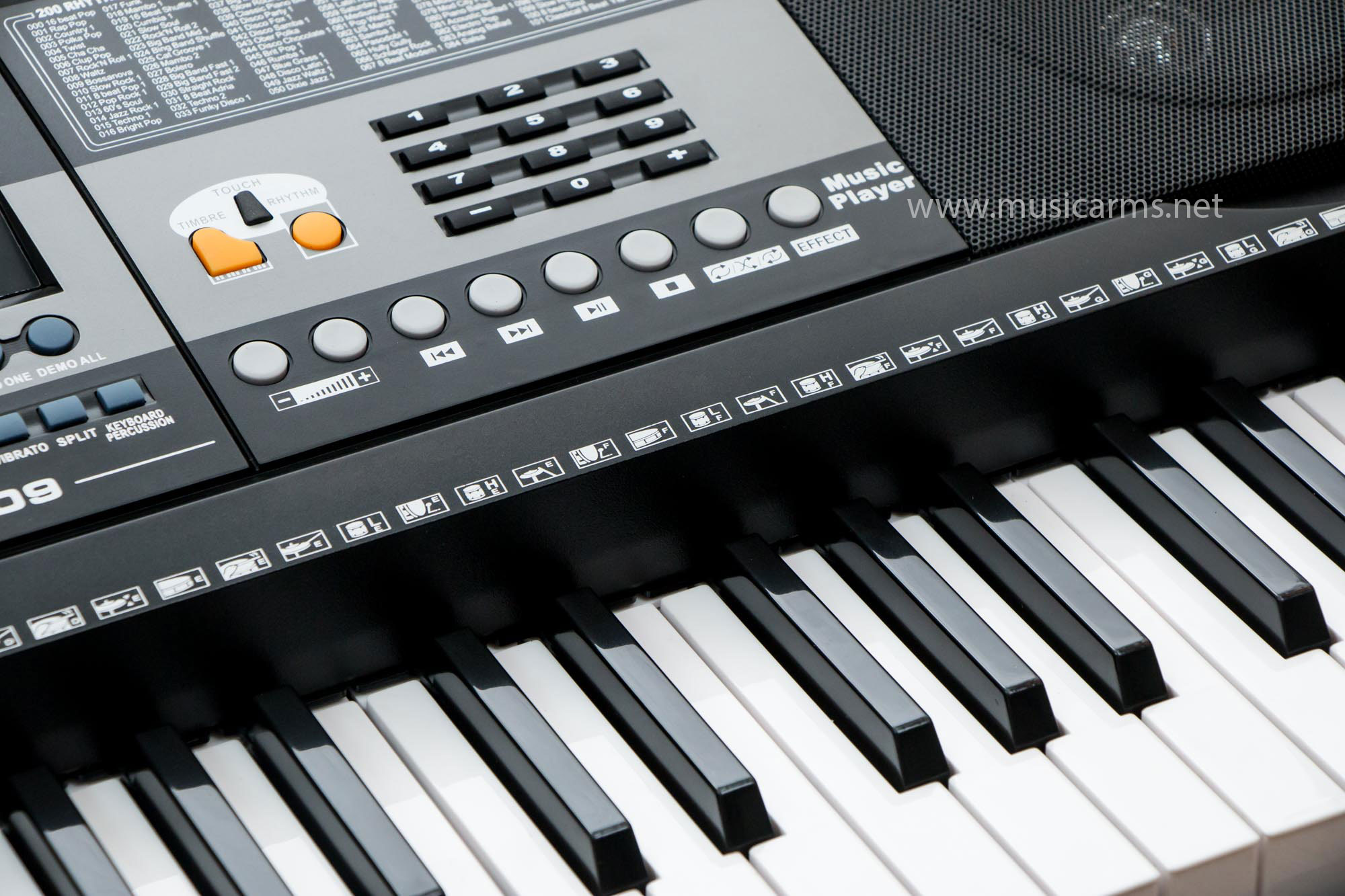 MK-809 คีย์บอร์ด 61 คีย์ Keyboard MK809 ฟรี อแดปเตอร์, ที่วางโน้ต Music ...
