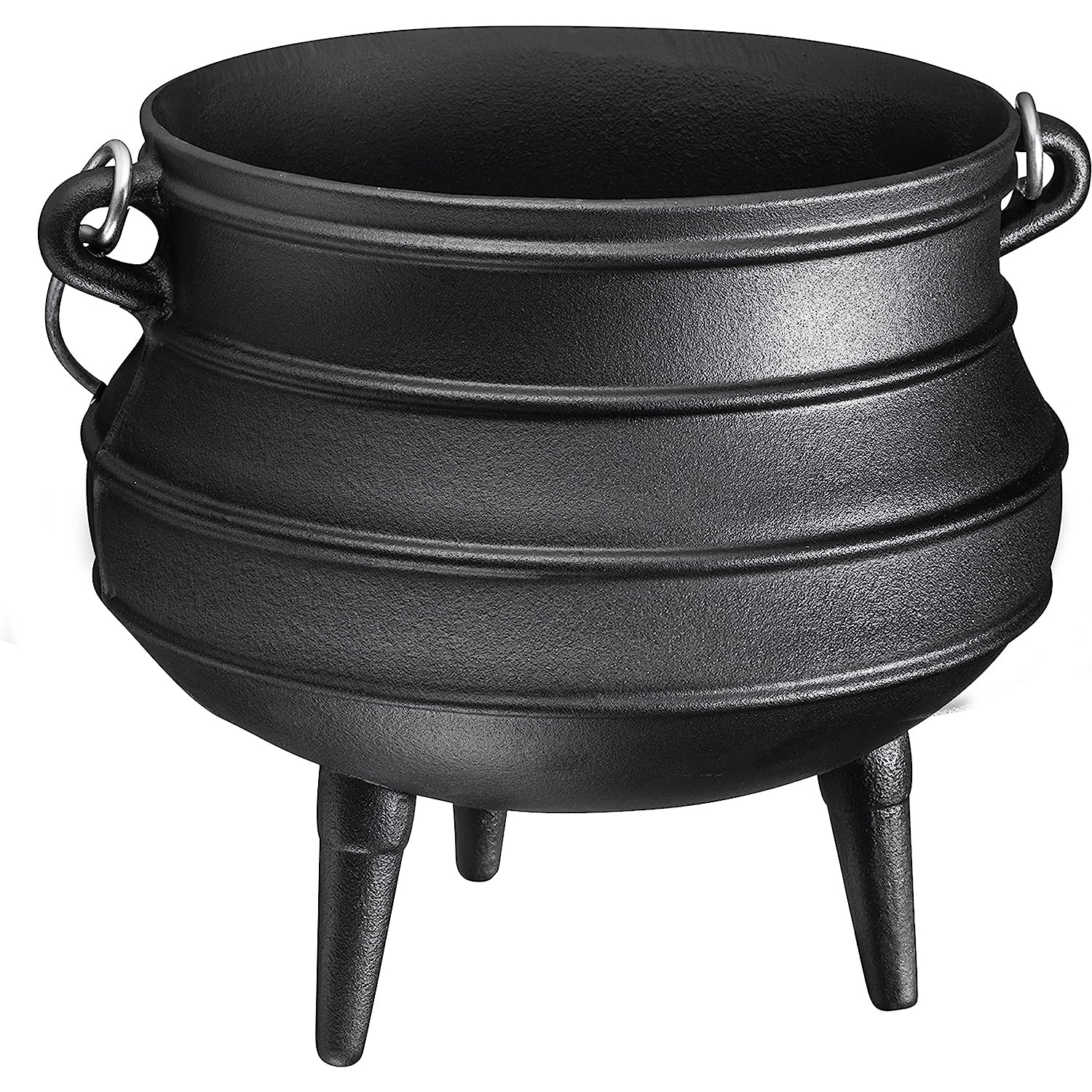 Pre-Seasoned Giant Cauldron Cast Iron 5.5L8L - African Potjie Pot with ...