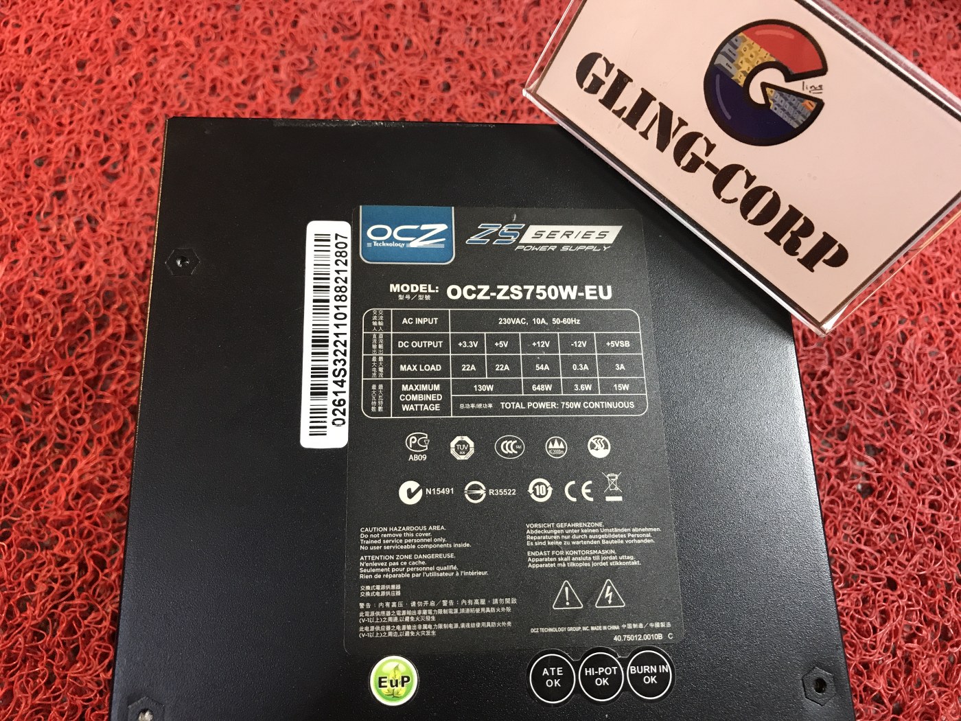 [ PSU ] OCZ 750W ZS 80+BRONZE ( OCZ-ZS750W-EU ) - Gling-Corporation - ThaiPick