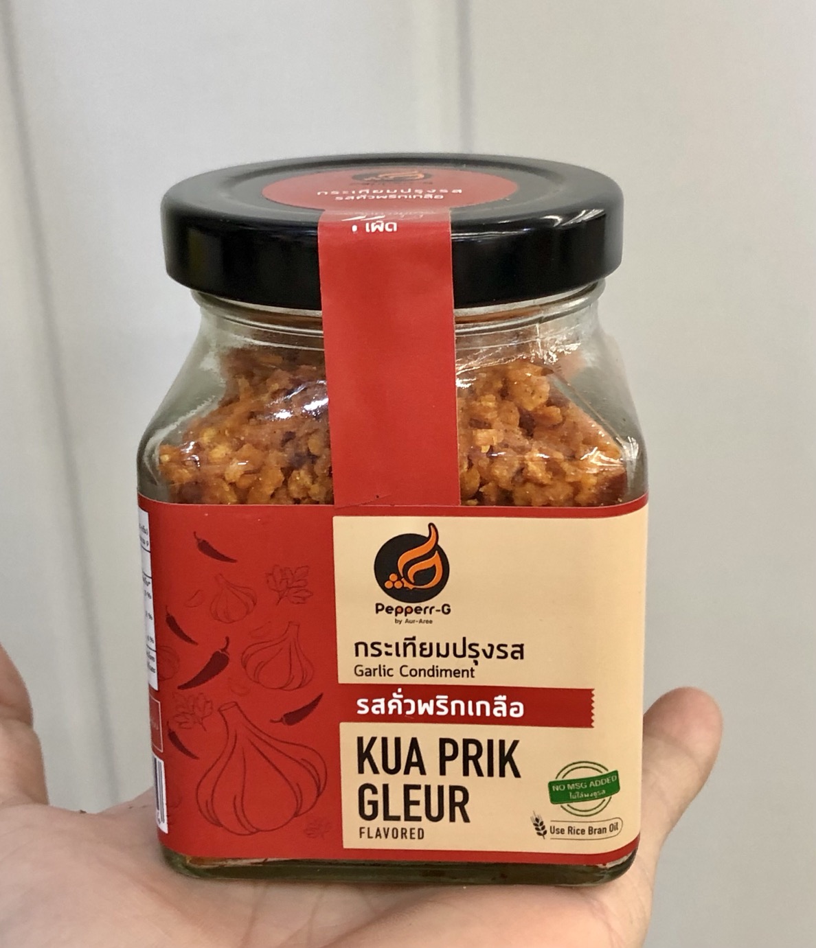 กระเทียมเจียวปรุงรส พร้อมทาน รสคั่วพริกเกลือ ตราเปปเปอร์จี Garlic ...