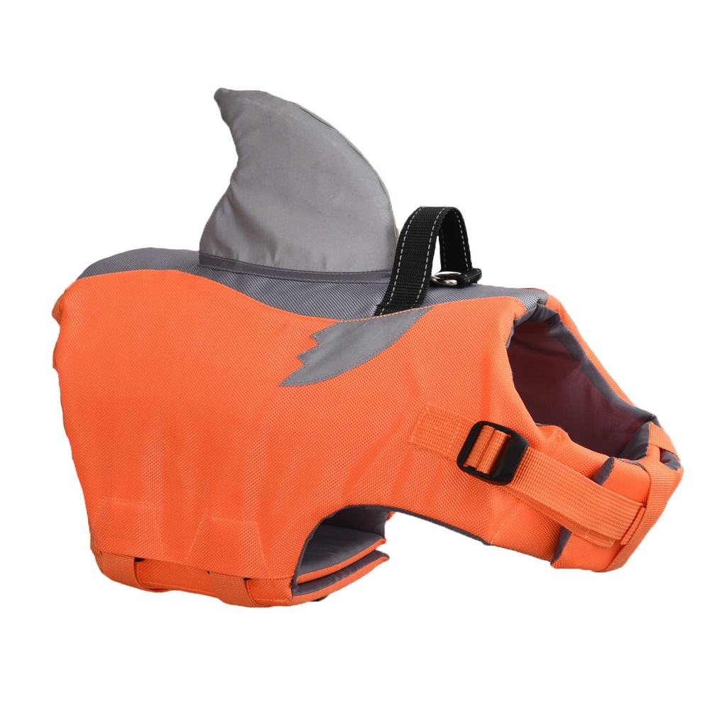 C221 Baby Shark Life vest ฉลาม เสื้อชูชีพสุนัข ชูชีพหมา ชูชีพสัตว์ ...