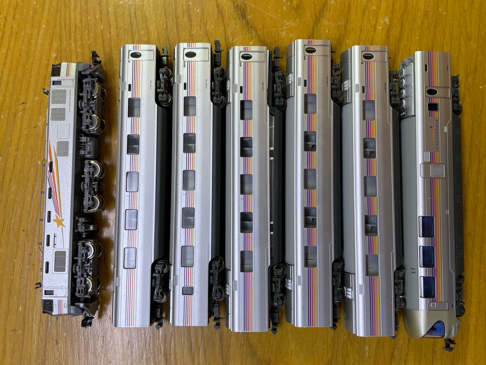 N Tomix 92253 Cassiopeia E26 Series EF510-500 Locomotive Kato New LED Sleeping Cars set of 6 ...