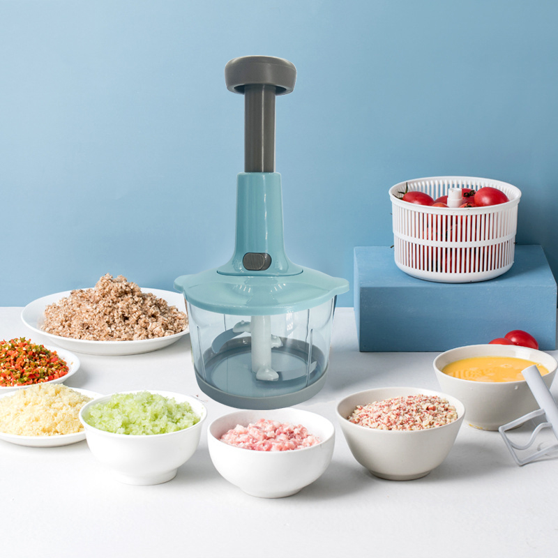 SHIMOYAMA Multifunction Manual Vegetable Grinder Hand Press Food Cutter ...