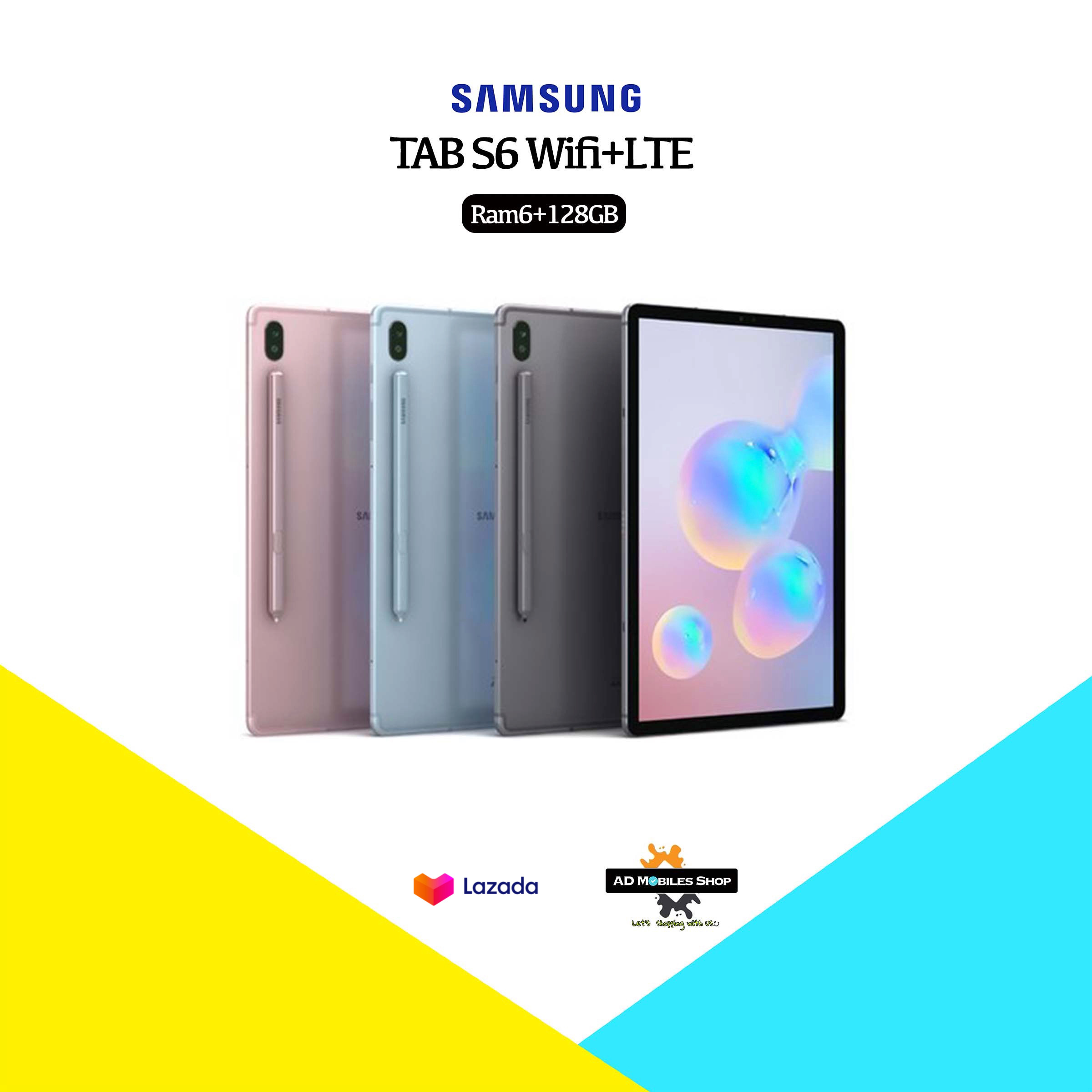 Galaxy Tab S6 (WiFi4G)เครื่องใหม่ ศูนย์ไทย เคลียสต๊อก ประกันร้าน 4 ...