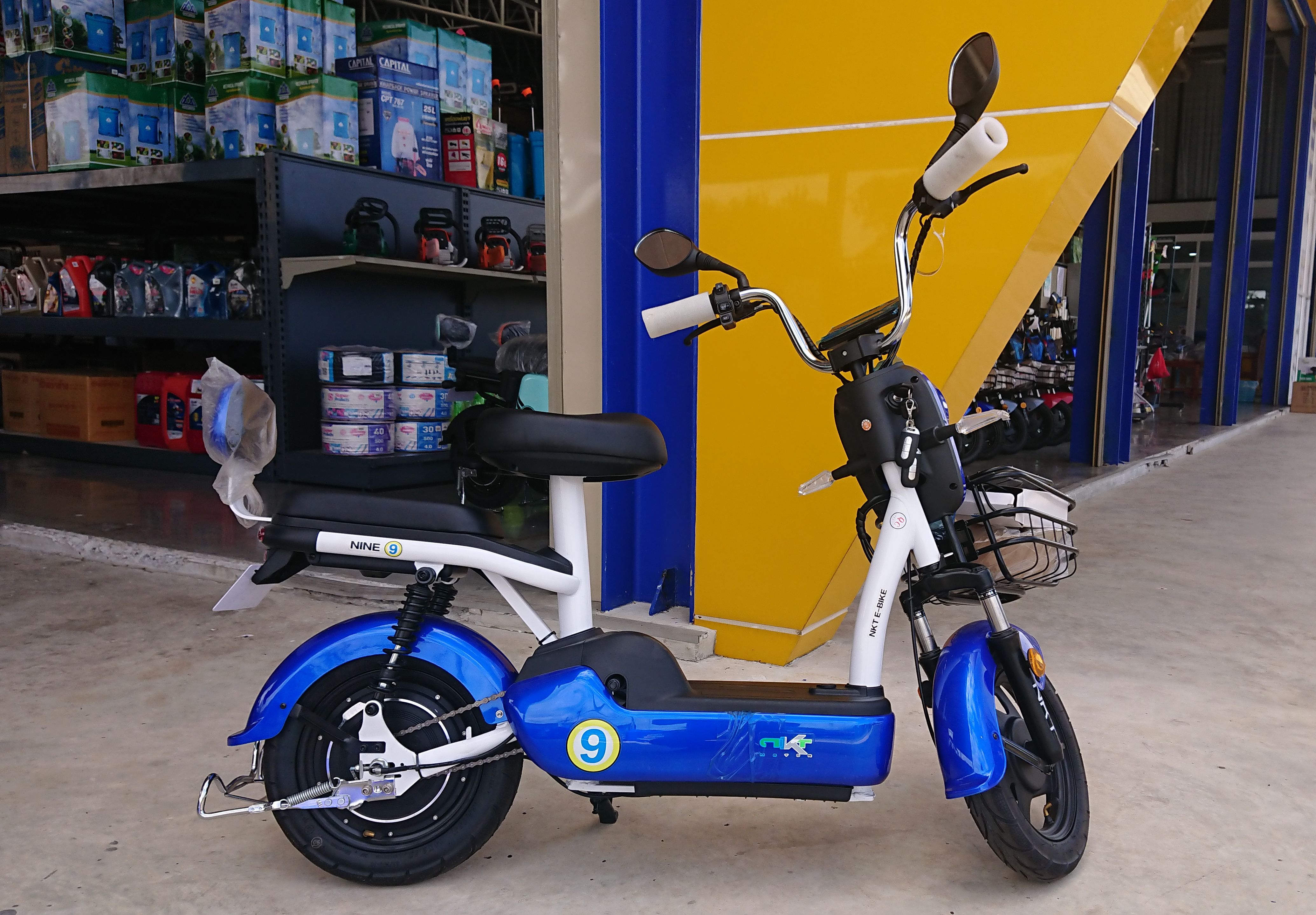 จักรยานไฟฟ้า NKT NINK N9 วัสดุประกอบอย่างดี เหล็กแข็งแรง วิ่งได้ 30-35 กม/ซม ชาร์จ 4-5 ซมวิ่งได้ ...