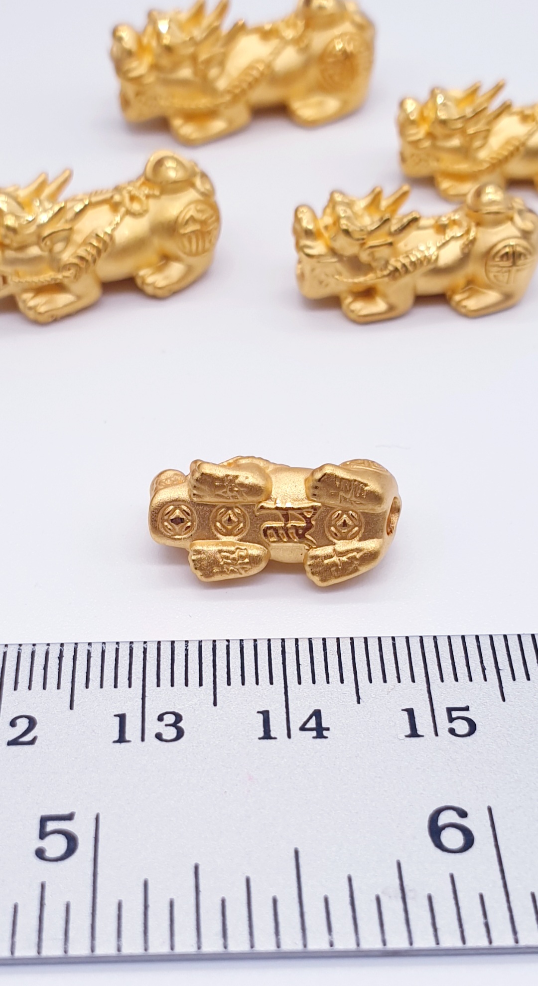 ตัวปี่เซียะสำหรับงาน DIY ตัวปี่เซียะทองคำแท้ นน.เฉลี่ย 0.90-1g ขายได้ ...