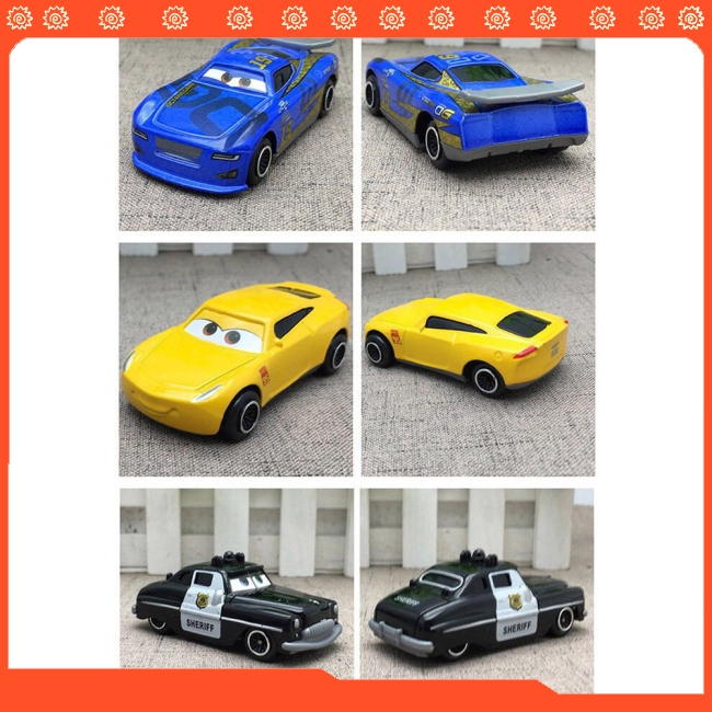 COD 7PCS Set Pixar Cars 2 McQueen Metal Toys Model Car Birthday Gift ...