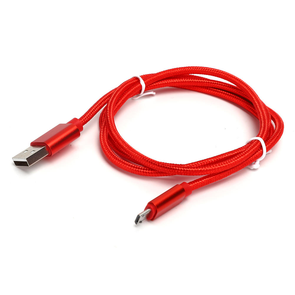 1M Heavy Duty Braided USB Charger Charging Cable Data Sync Charger ...
