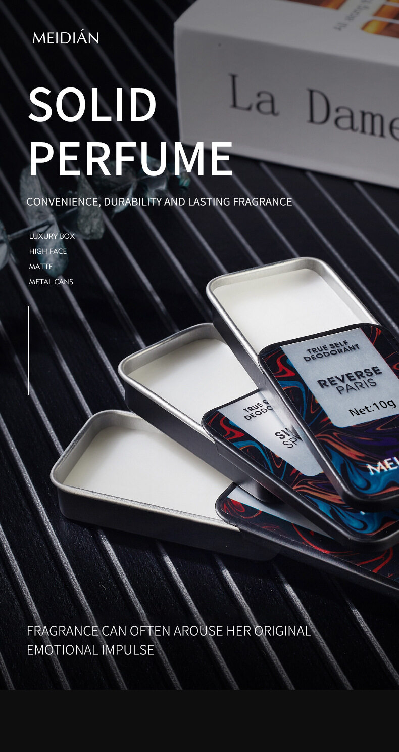 MEIDIAN Solid Balm สำหรับผู้ชายและผู้หญิง ติดทนนานและเบา ขี้ผึ้ง Unisex ...