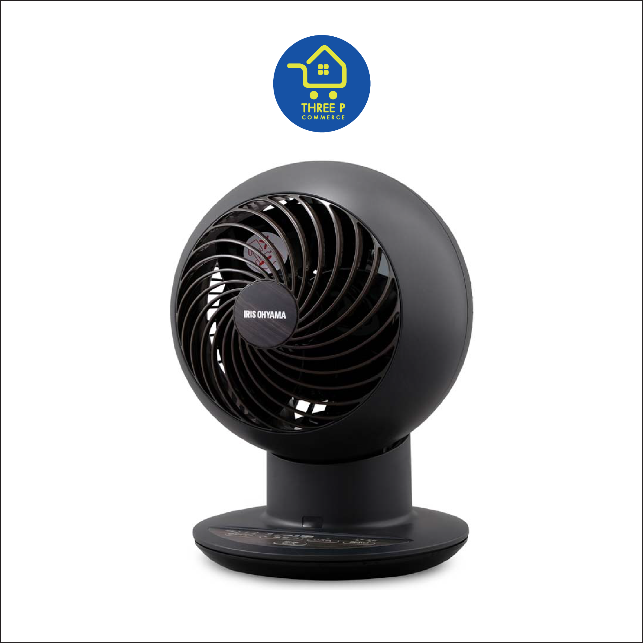 พัดลมหมุนเวียนอากาศ พัดลมตั้งโต๊ะ IRIS OHYAMA WOOZOO รุ่น PCF-SC15T สีดำ | Lazada.co.th