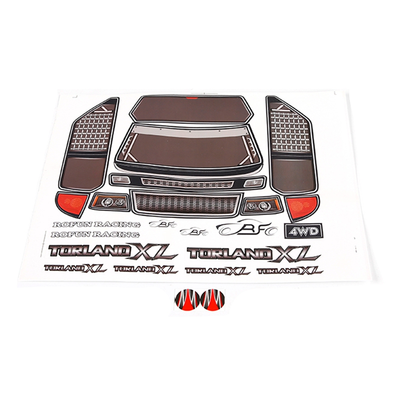 Car Body Shell Decal Sticker Set Fit for 1/8 HPI Racing Savage XL FLUX ...