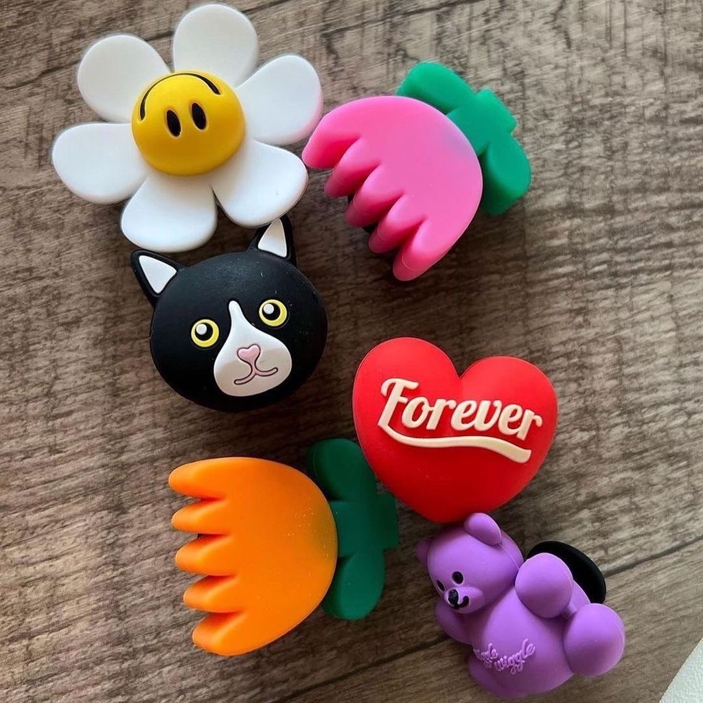 Wiggle Wiggle Jelly Happy Mix Jibbitz Set ตัวติดรองเท้าเกาหลี ...